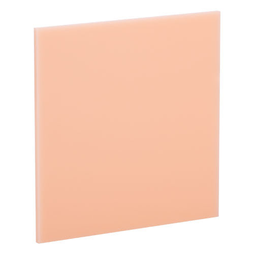 Peach Pastel Cast Acrylic (matte 1 side, glossy 1 side) – CMS Acrylics