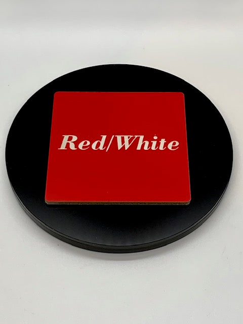 Rowmark Two-Tone (2 ply) Red/White Acrylic – CMS Acrylics